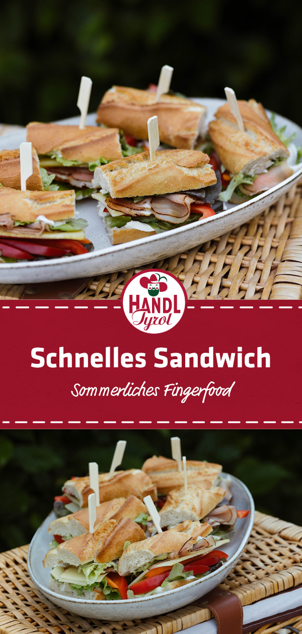 Sandwich with tiroler speck - HANDL TYROL