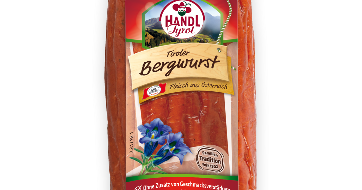 Tyrolean Mountain Sausage - HANDL TYROL