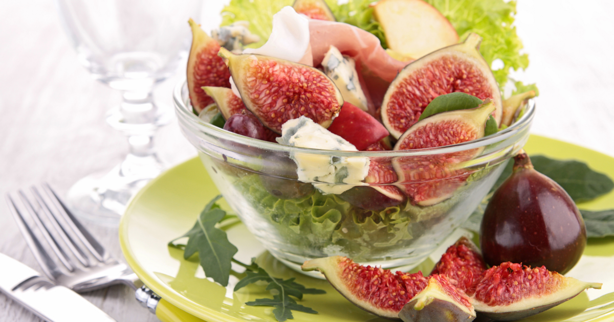 Fig Salad with Light Loin and Gorgonzola - HANDL TYROL